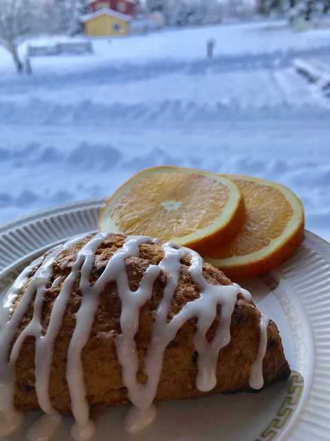 Pumpkin Cranberry Scones – Cutting the Apron Strings